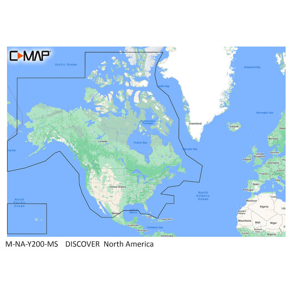 C-MAP M-NA-Y200-MS DISCOVER™ North America | C-Map Discover | NVN Marine