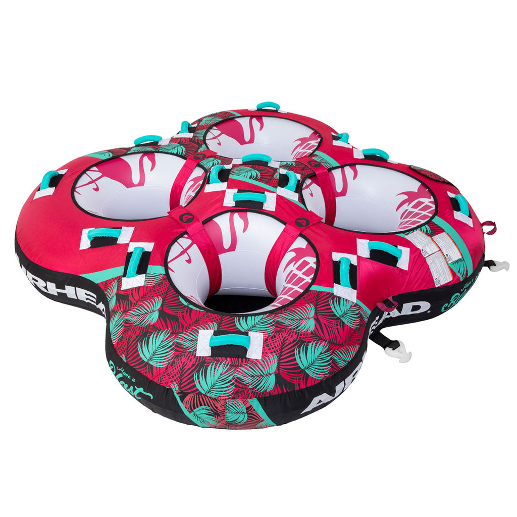 AIRHEAD Blast 4 | 1-4 Rider Towable Tube for Boating | NVN Marine
