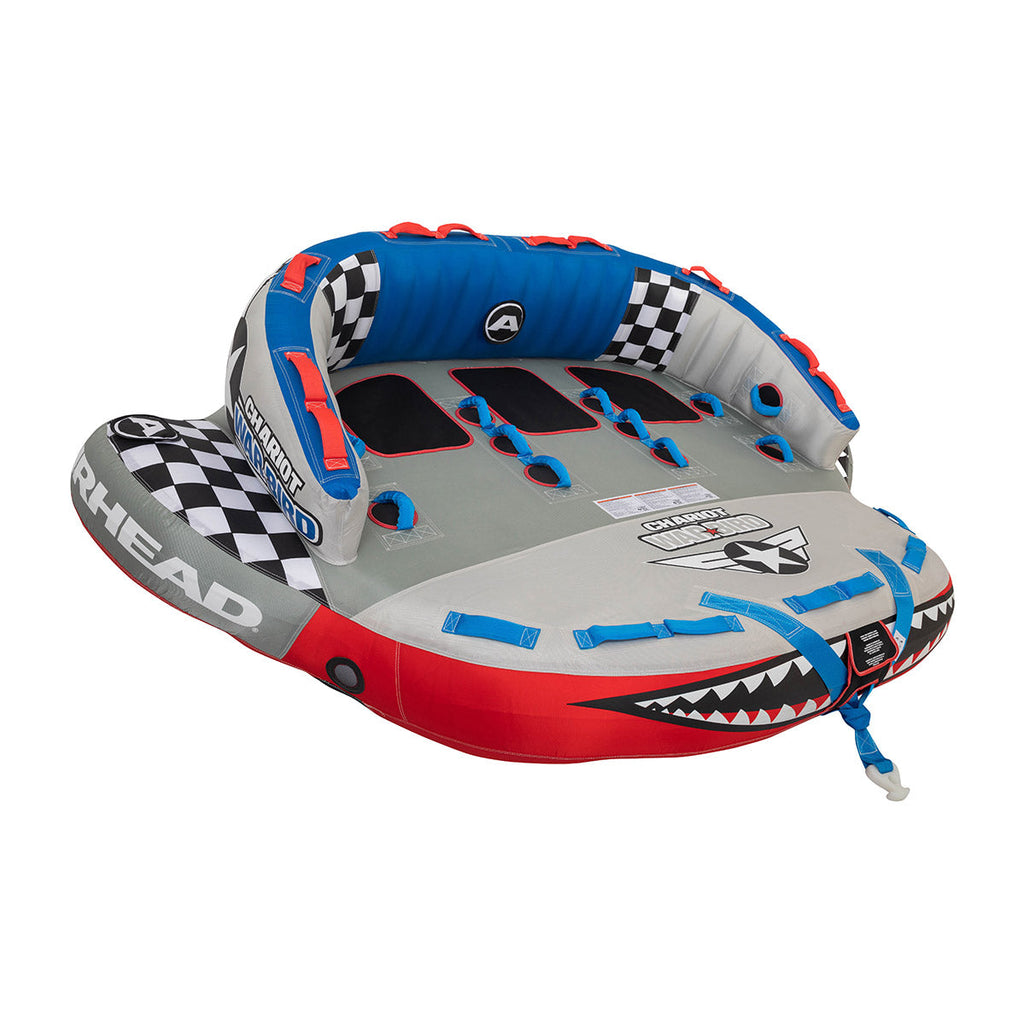 AIRHEAD Chariot Warbird 3 | 1-3 Rider Towable Tube for Boating | NVN Marine