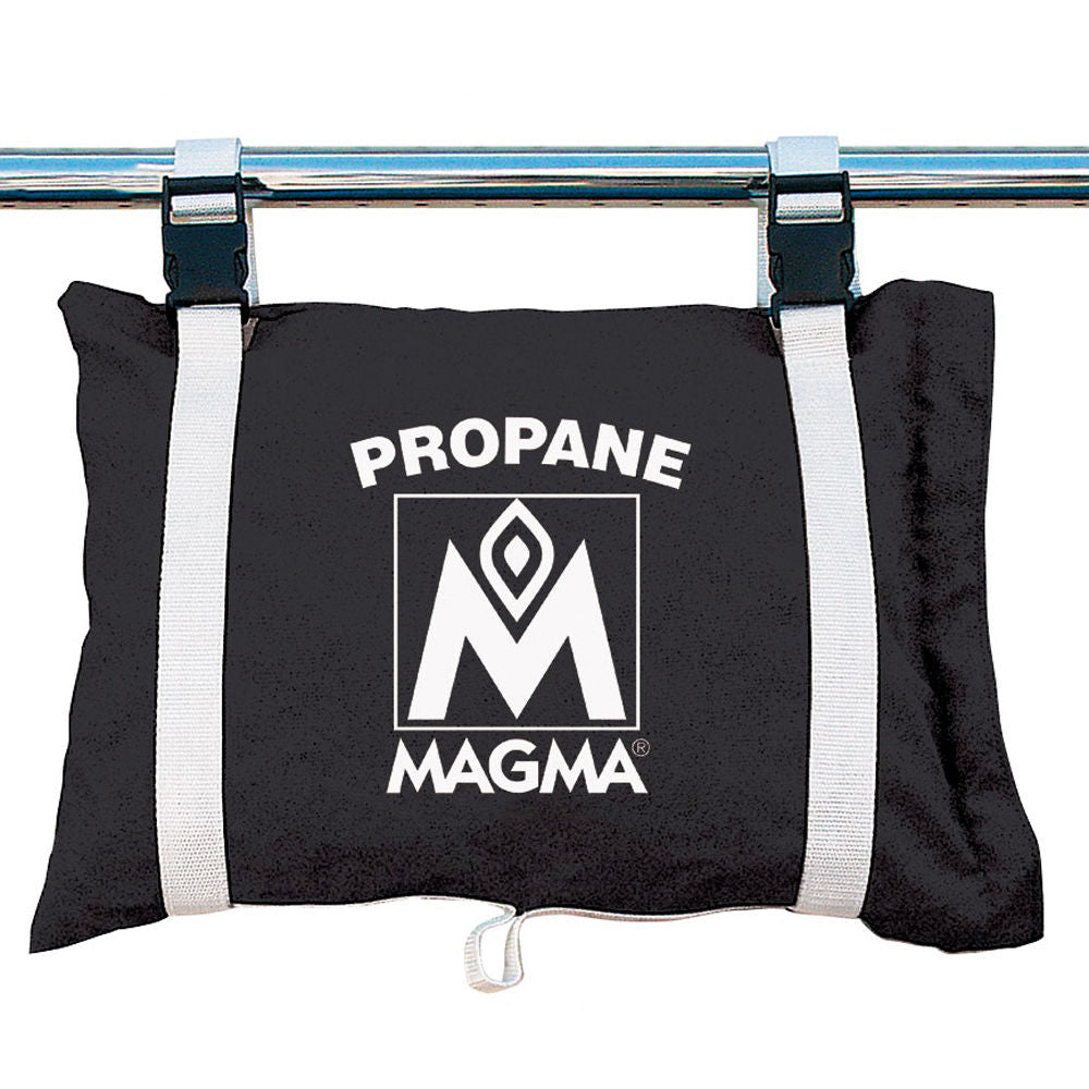 Magma Propane /Butane Canister Storage Locker/Tote Bag - Jet Black ...
