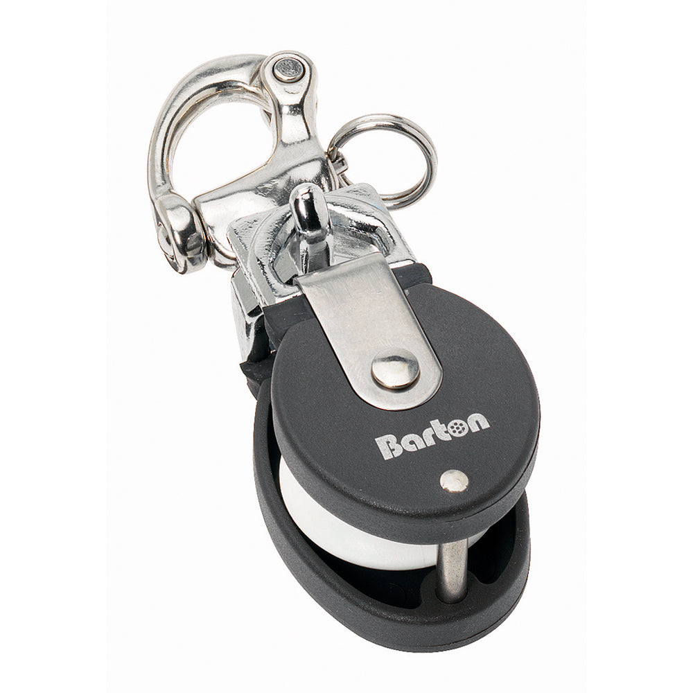 Barton Marine Small Snatch Block w/Stainless Snap Shackle | Blocks ...