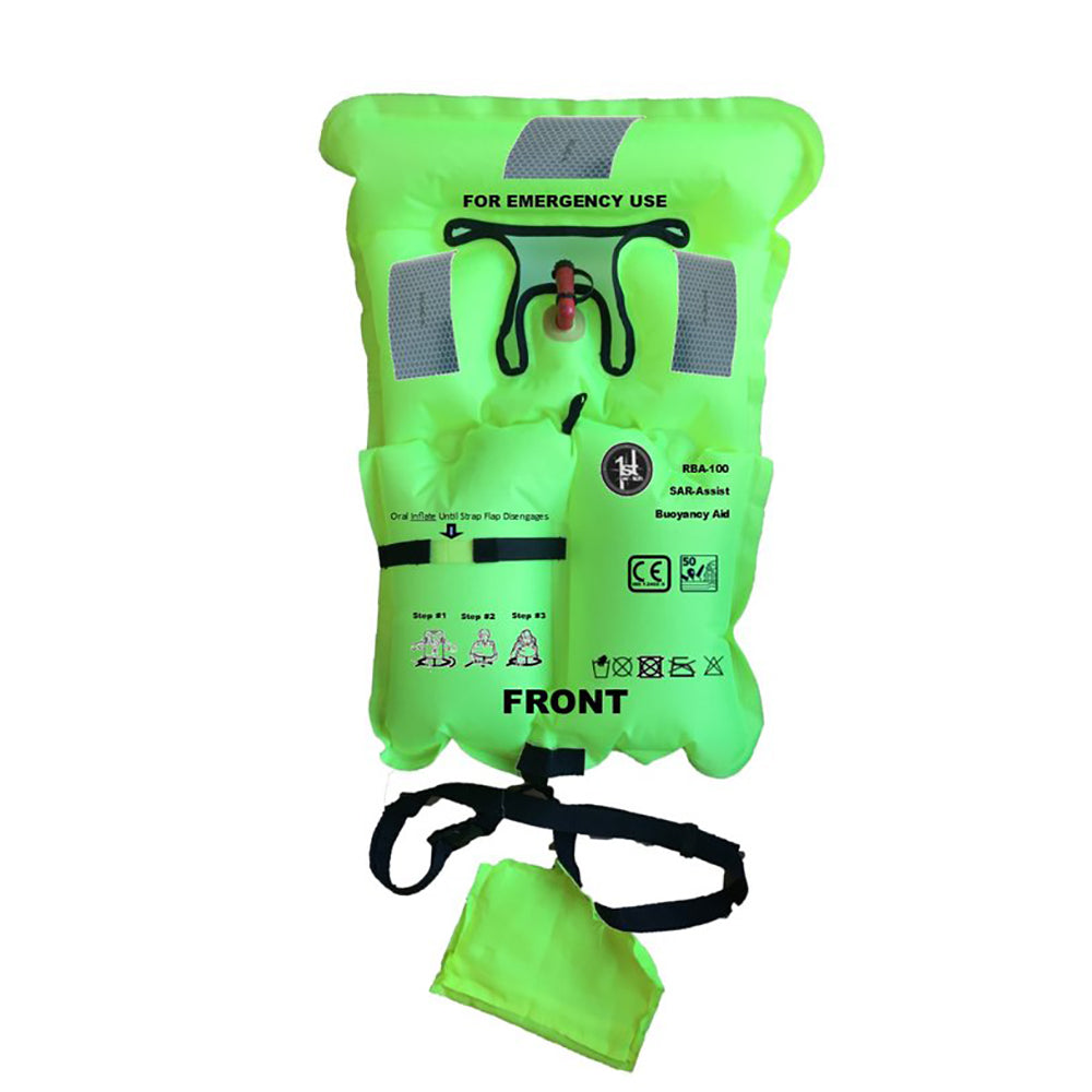 First Watch Micro Inflatable Emergency Vest - Hi-Vis Yellow | Marine ...