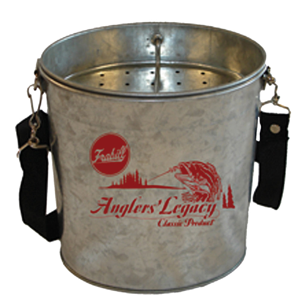 Frabill Galvanized Wade Bucket - 2 Quart | Bait Management | NVN Marine
