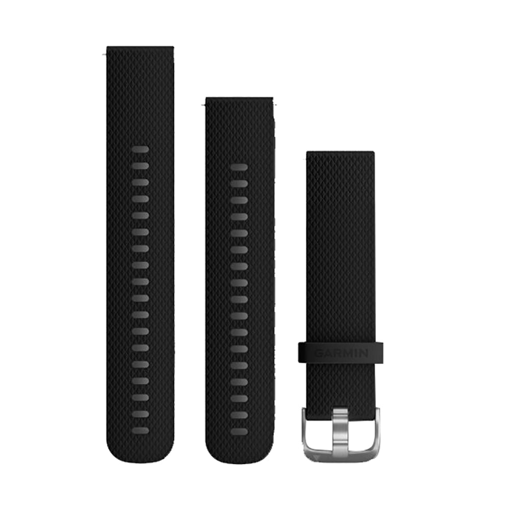 Garmin Quick Release Band (20mm) w/Stainless Steel Hardware - Black ...