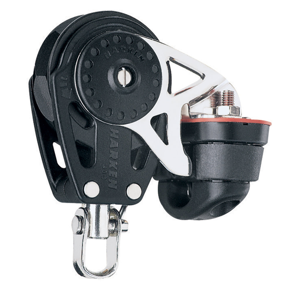 Harken 40mm Carbo Single Ratchet Block w/Swivel Becket & Cam Cleat ...