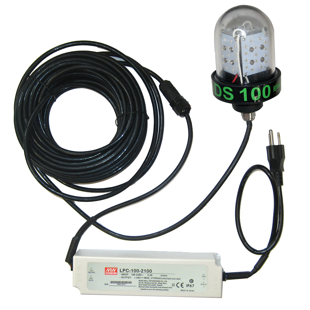 Hydro Glow DS100 100W/120VAC Underwater Dock Light - Green Sinking ...