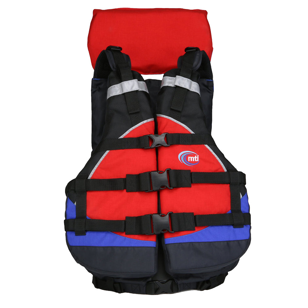 MTI Explorer V Rafting Life Jacket - Blue/Red | NVN Marine