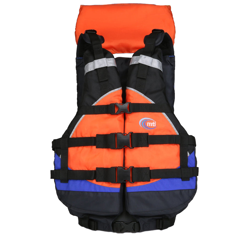 MTI Explorer V Rafting Life Jacket - Blue/Orange | NVN Marine