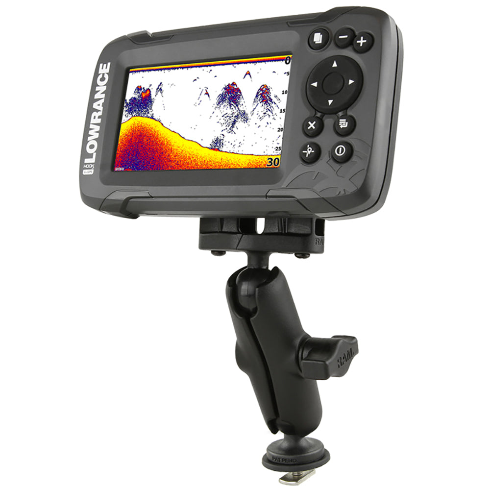 RAM Mount Fishfinder Mount f/Lowrance Hook2Series - 1" Track Mount ...