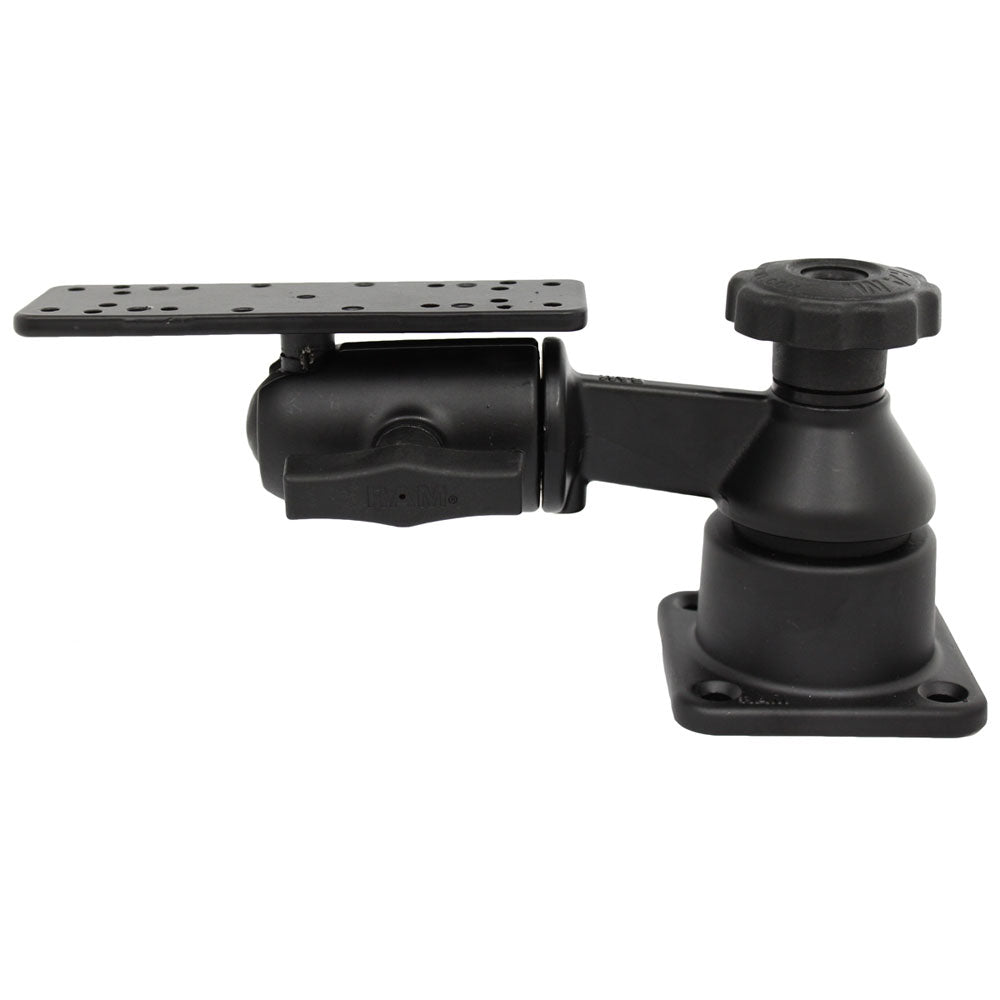RAM Mount Horizontal Single Arm Ball Mount - Gimbal Bracket | NVN Marine