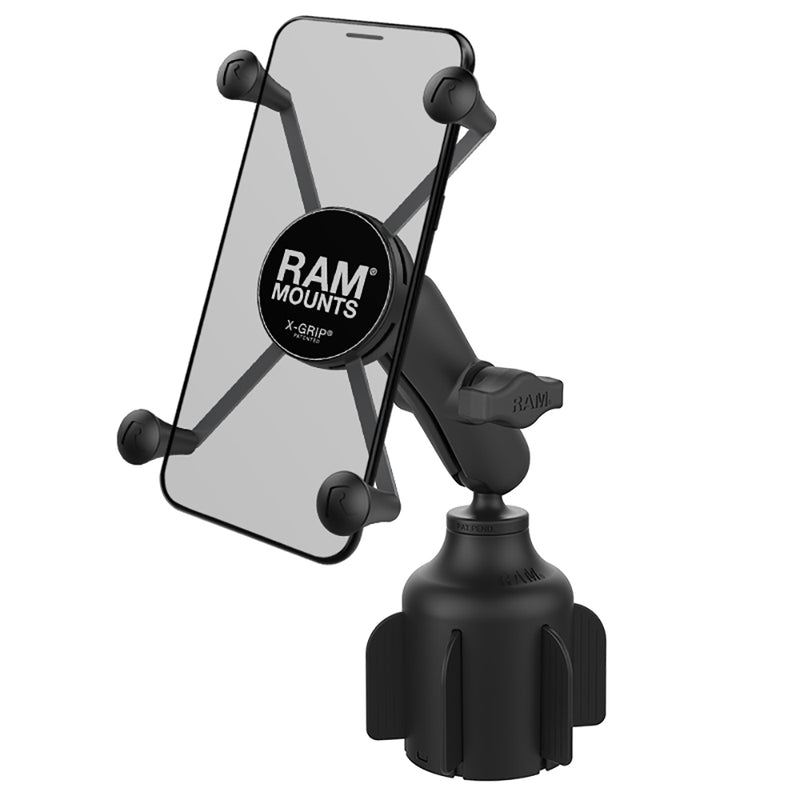 RAM Mount RAM® X-Grip® Large Phone Mount w/RAM® Stubby™ Cup Holder Base ...