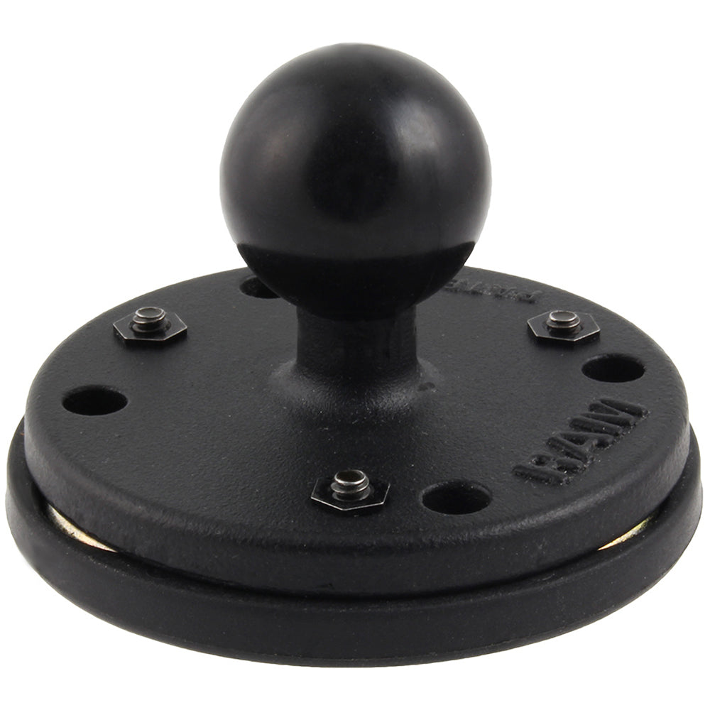 RAM Mount Triple Magnetic 2.5" Round Base w/1" Ball | Surface Mount ...