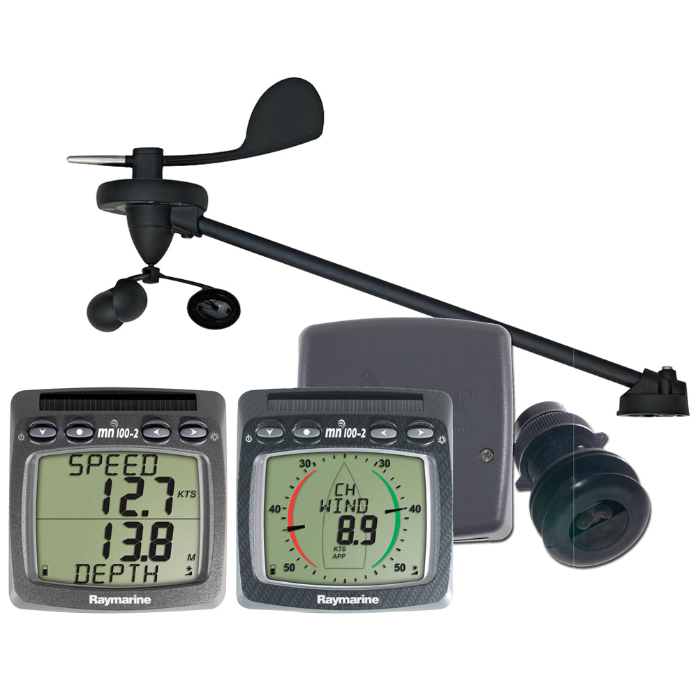 Raymarine Wireless Wind, Speed & Depth System w/Triducer | Instruments ...