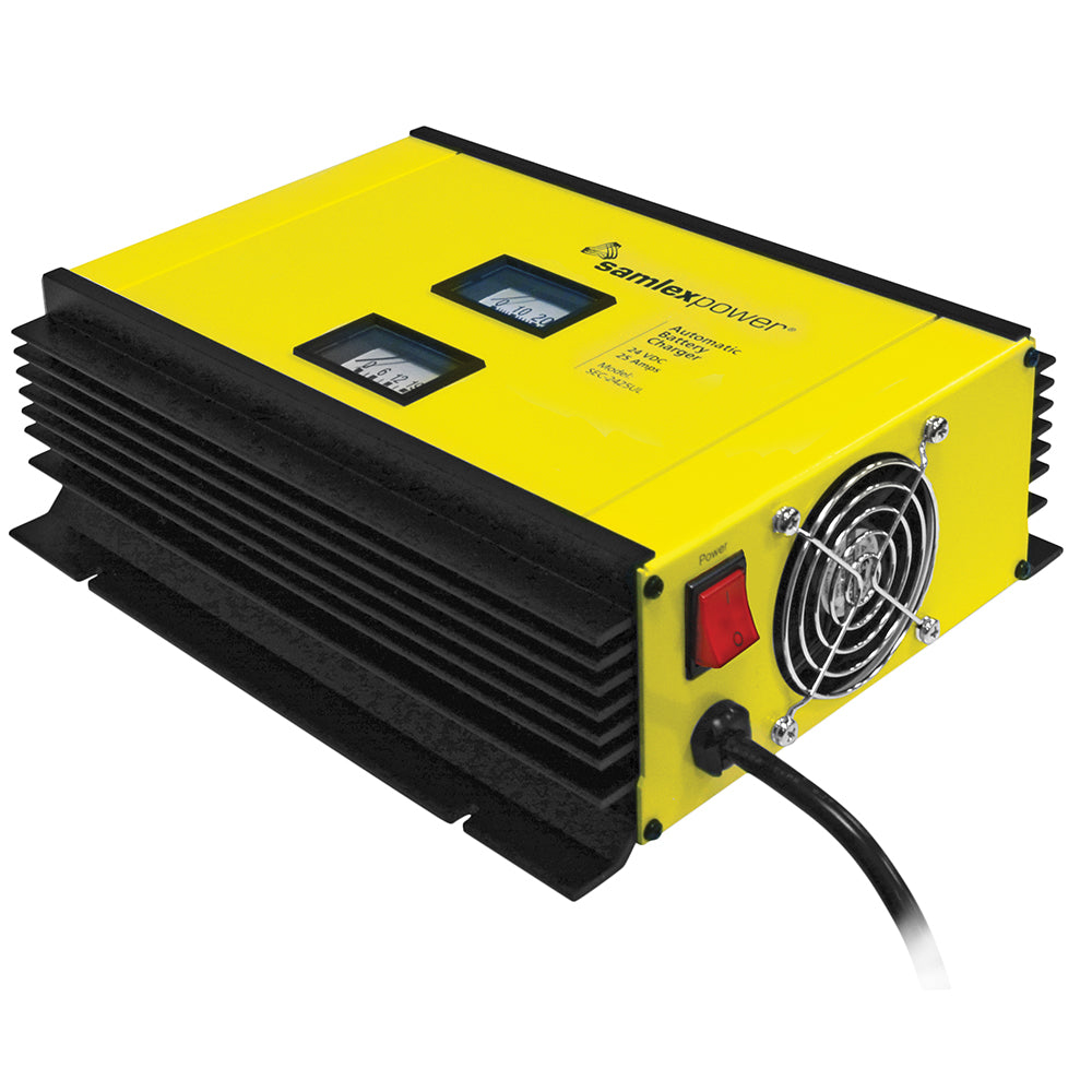 Samlex 25A Battery Charger - 24V - 2-Bank - 3-Stage w/Dip Switch & Lugs ...