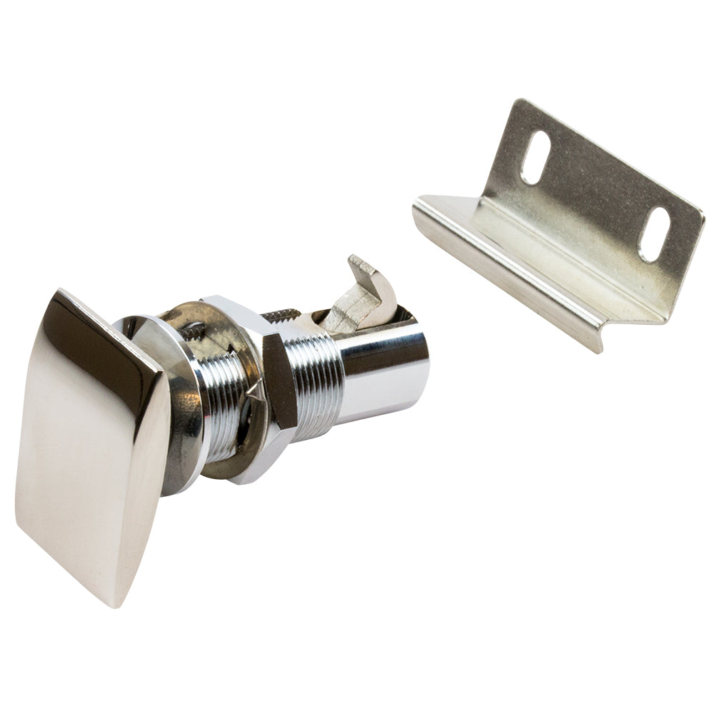 Sea-Dog Push Button Cabinet Latch - Rectangular | Latches | NVN Marine