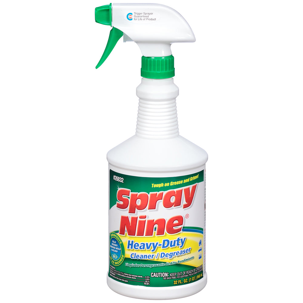 Spray Nine Tough Task Cleaner, Degreaser & Disinfectant - 32oz Round ...