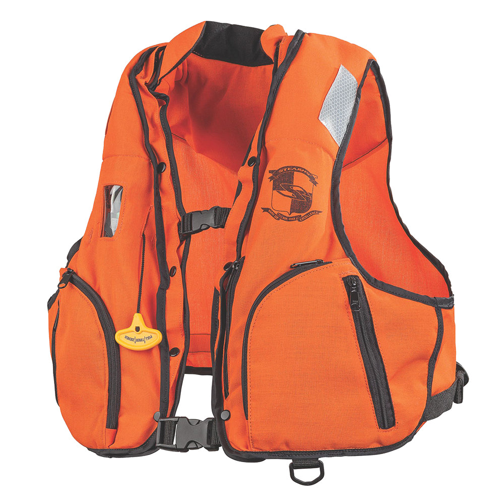 Stearns Manual Inflatable Vest w/Nomex® Fabric - Orange/Black - S/M ...